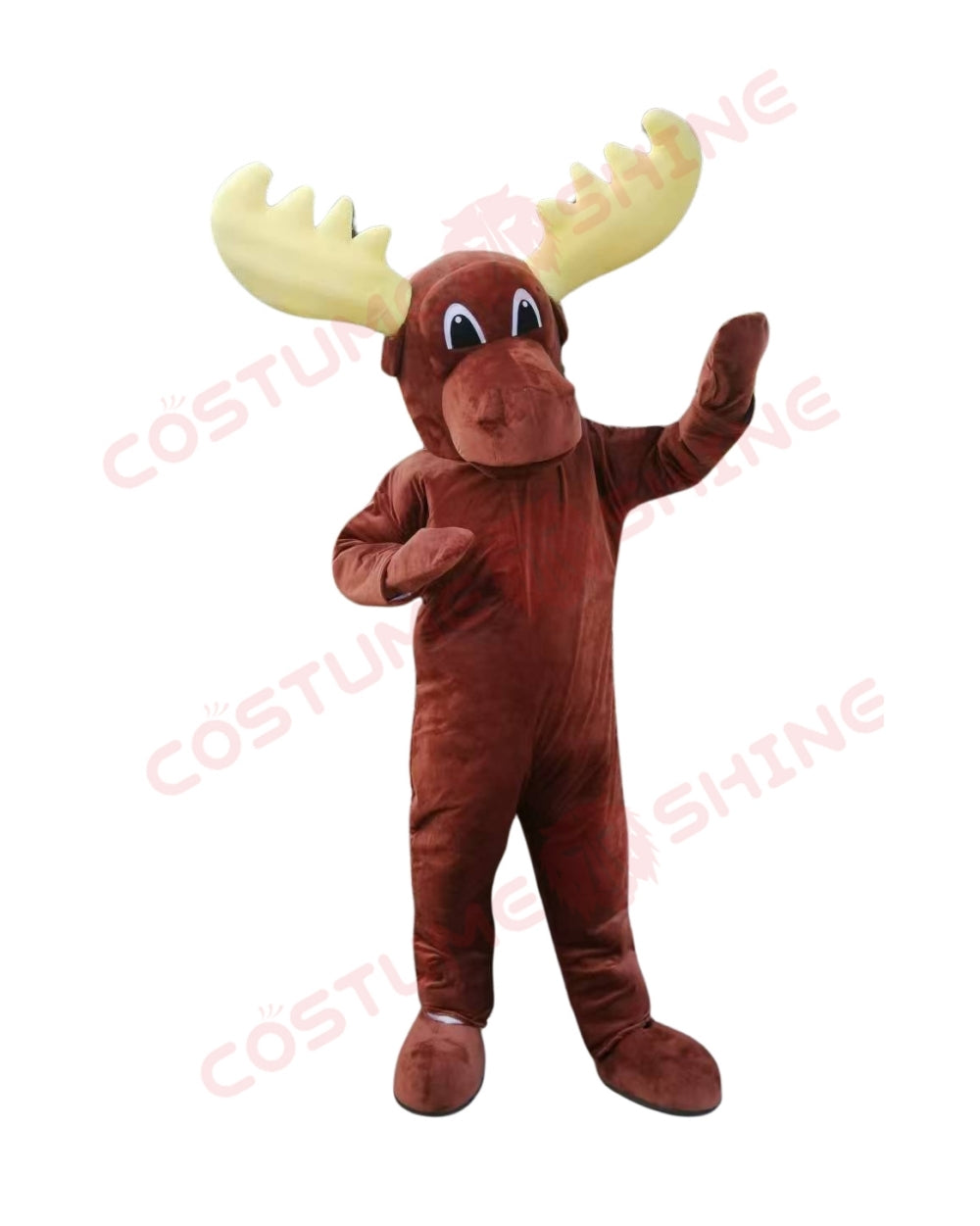 Fun & Customizable Moose Mascot Costume – Playful Animal Fursuit Desig ...